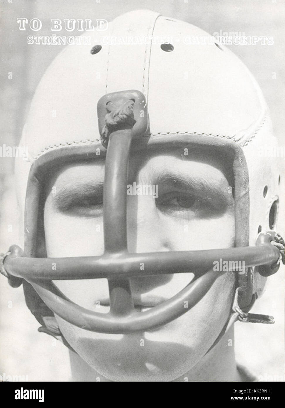 This image features a 1937 Nebraska Cornhuskers football player wearing ...