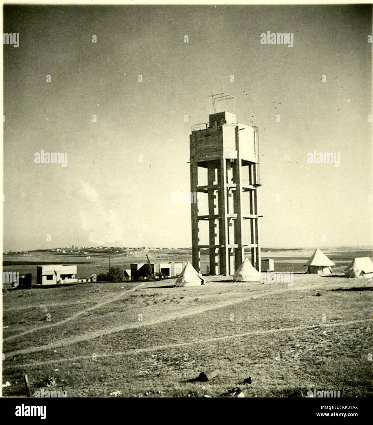 Israel 6291 The first water tower Stock Photo - Alamy