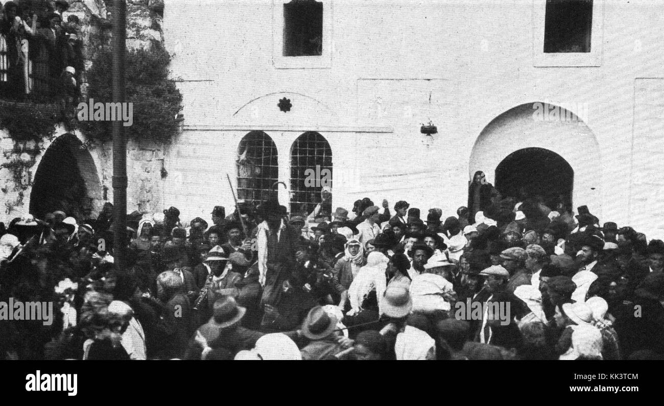 Jewish Pilgrims Celebrating in Meiron c. 1920 Stock Photo - Alamy