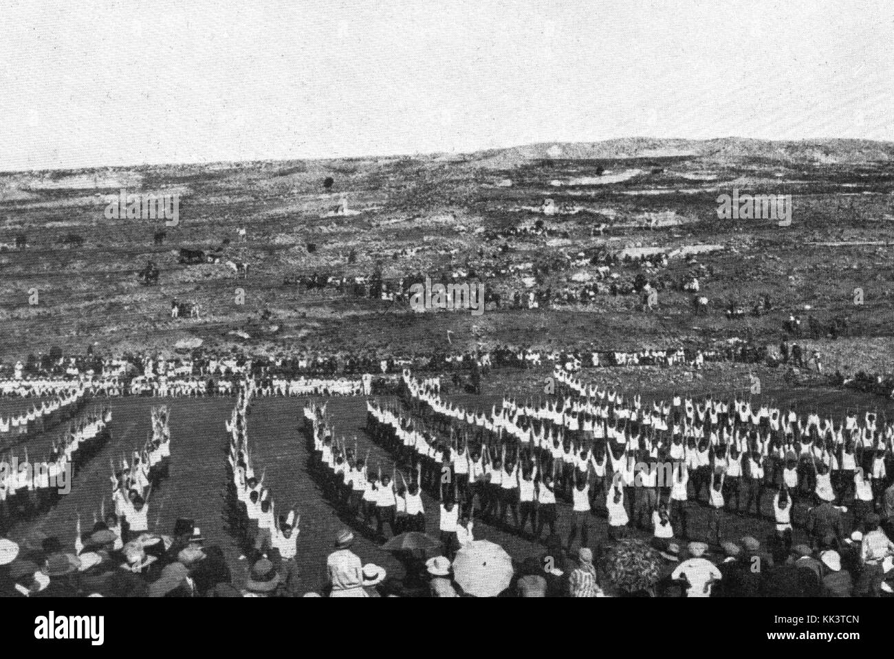 Jewish settlers near Beit HaKerem c. 1925 Stock Photo - Alamy