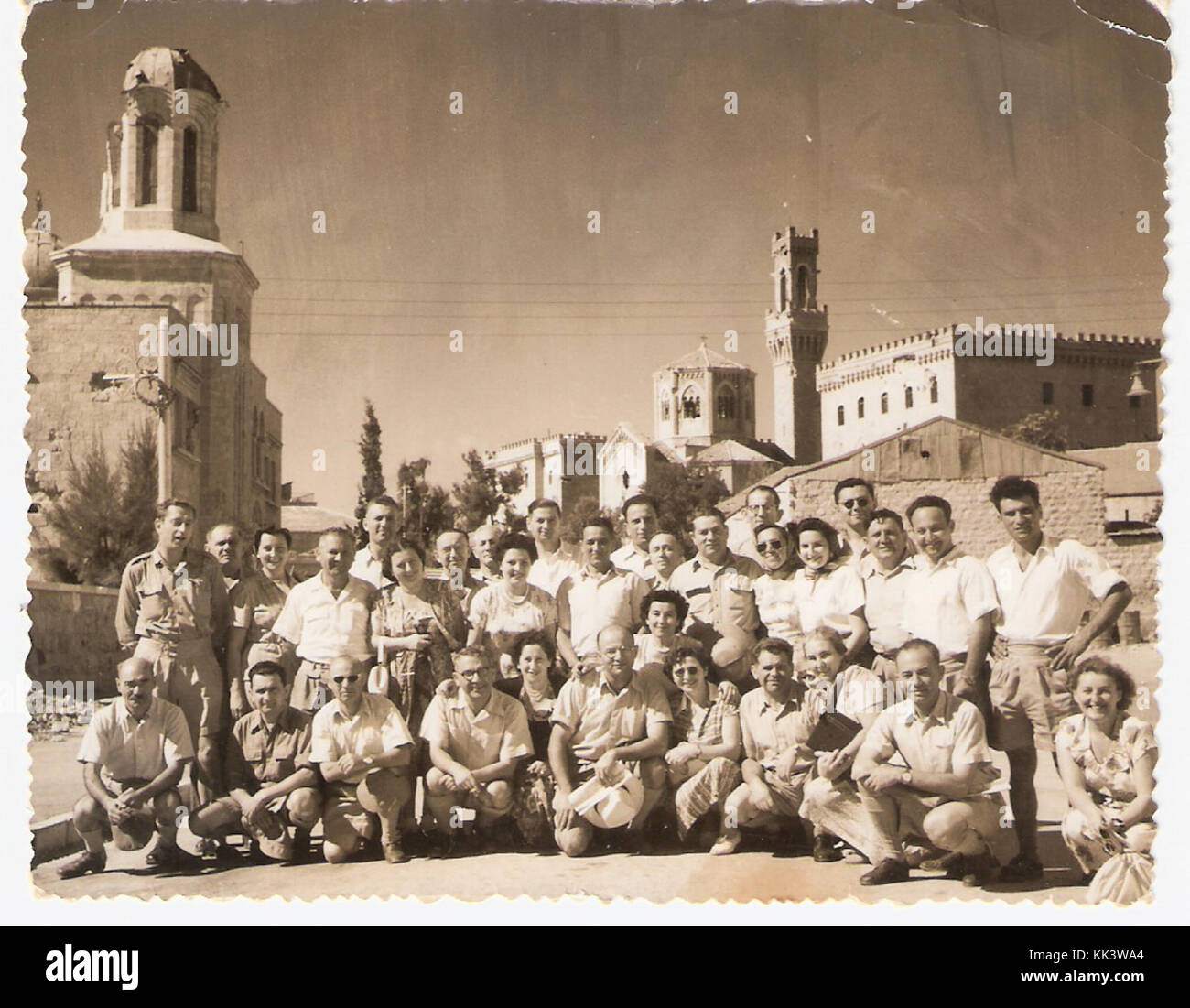Israel 5680 visit in jerusalem (1950 Stock Photo - Alamy