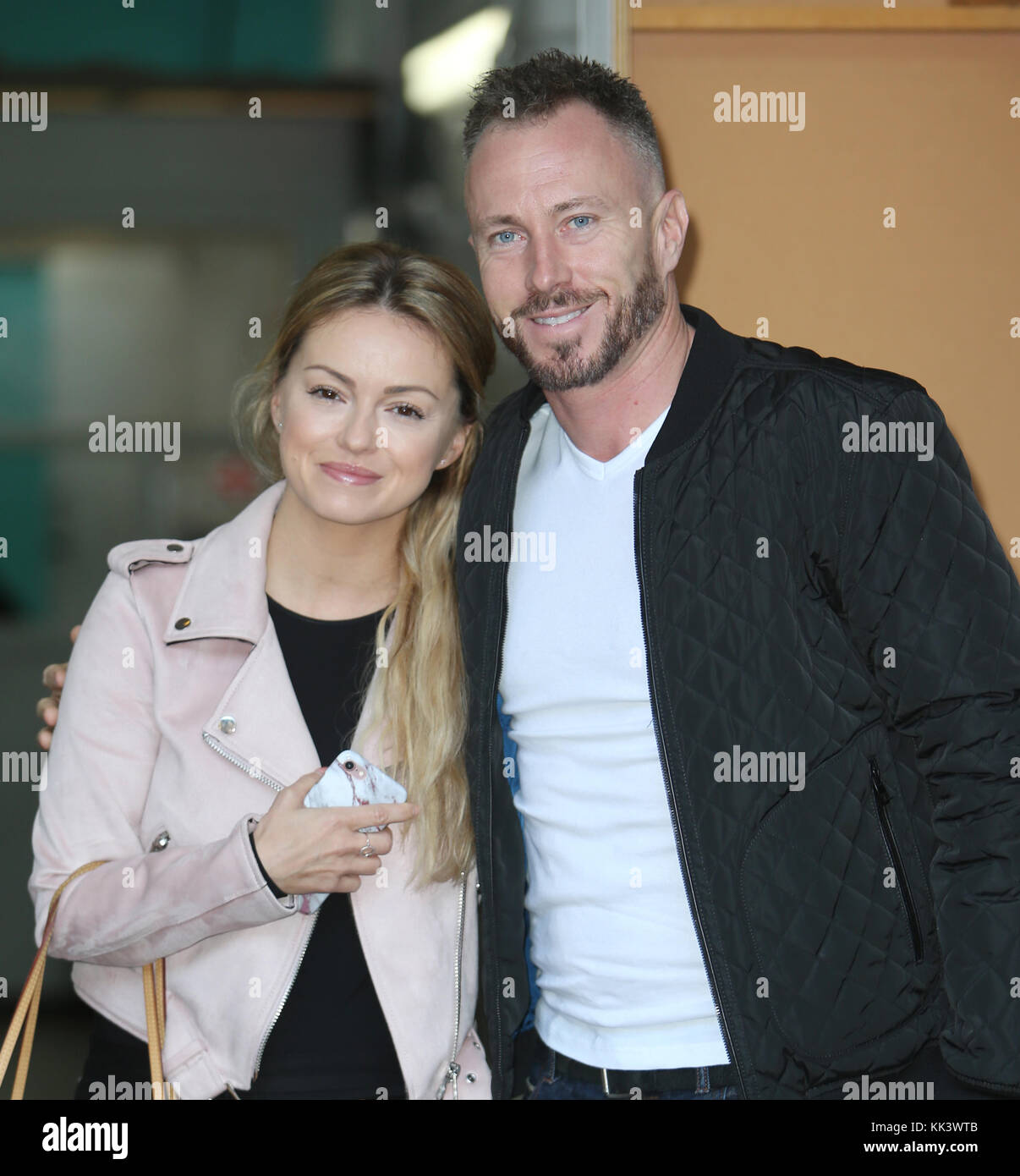 James and Ola Jordan outside ITV Studios Featuring: James Jordan, Ola ...
