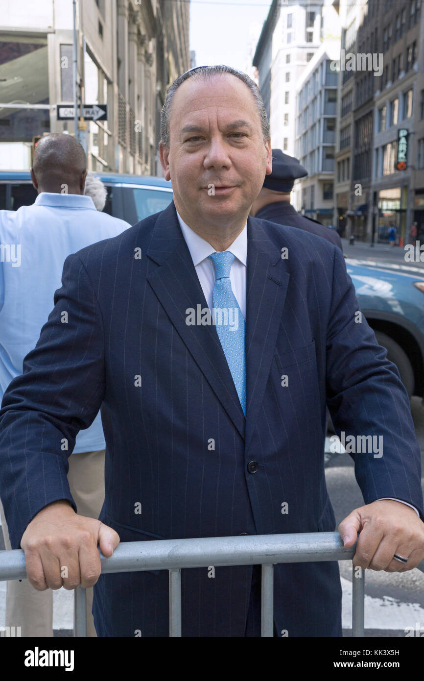 Posed portrait of Rabbi Marc Schneier, president & founder of the ...