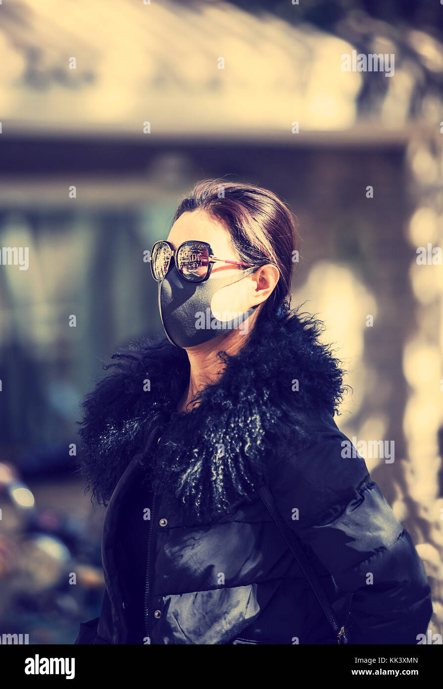 Dunhuang,China - October 13,2017: Young china looks self-absorbed to ...