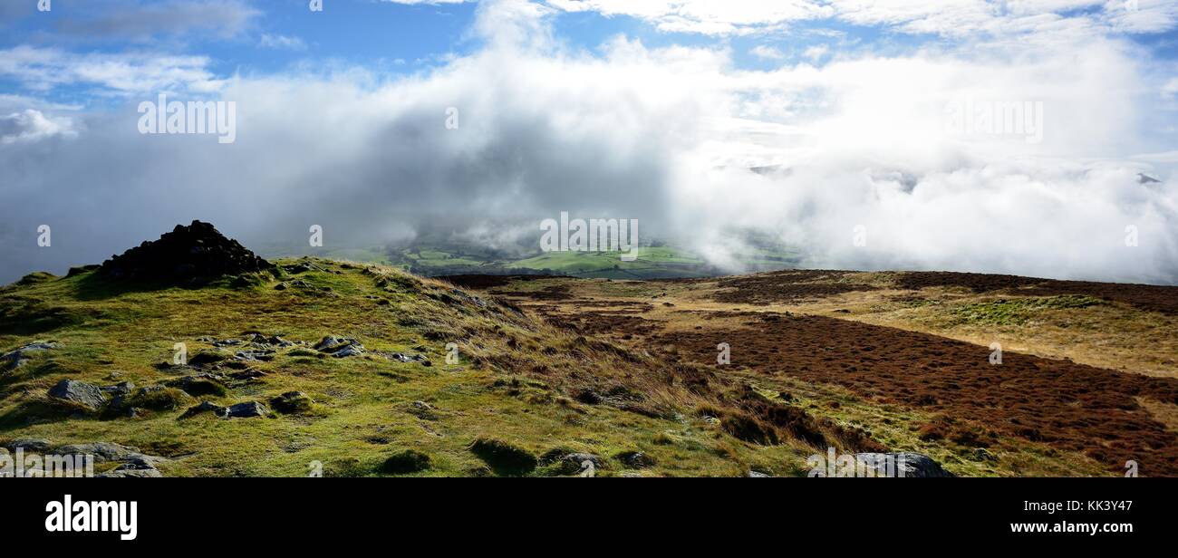 Cairn on the summit of Binsey Stock Photo - Alamy