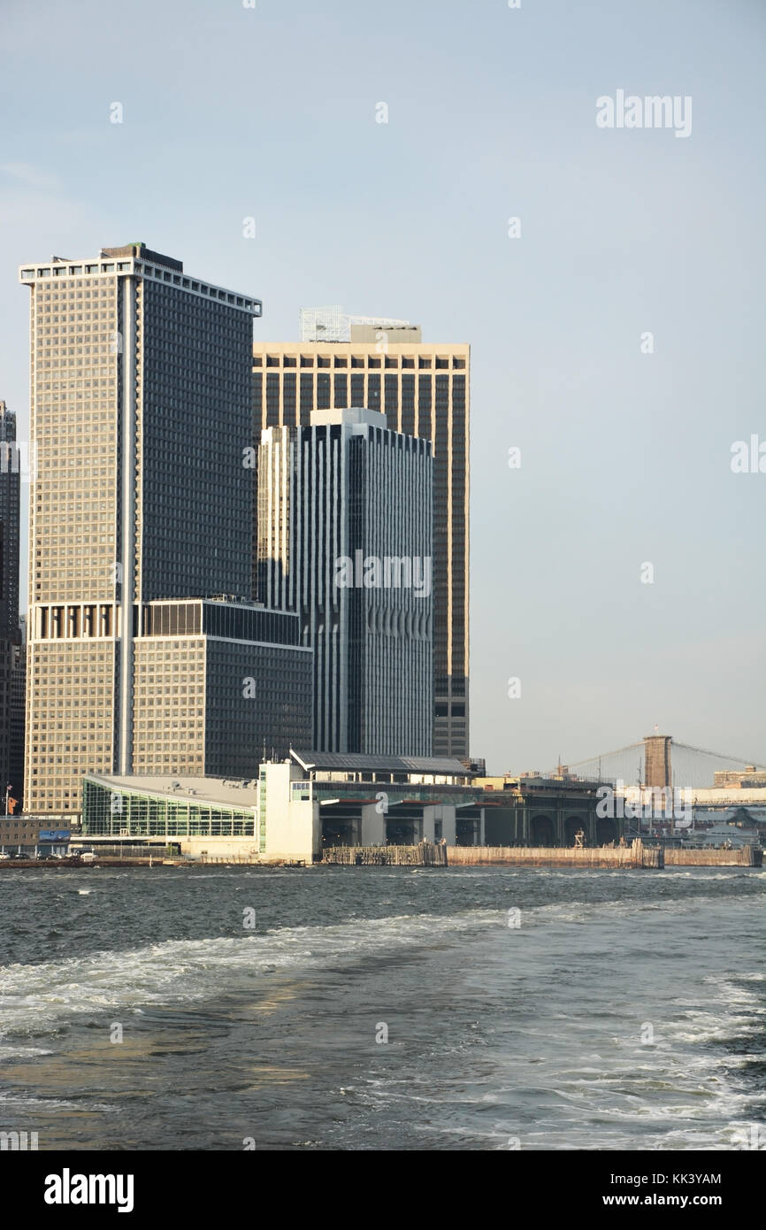 New York City - Staten Island Ferry Terminal Stock Photo - Alamy