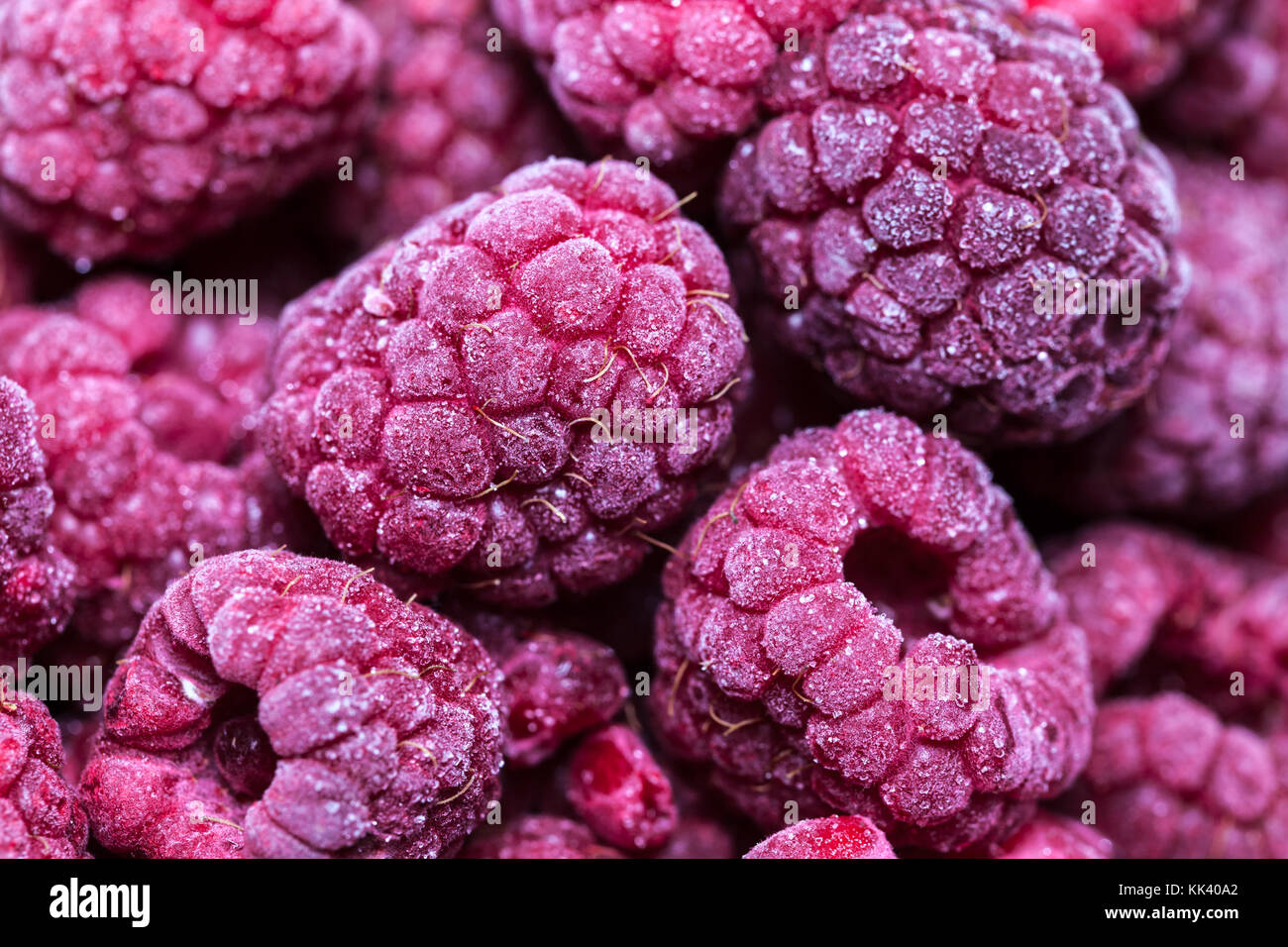 Frozen raspberries hi-res stock photography and images - Alamy