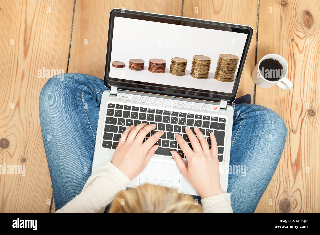 Money steps hi-res stock photography and images - Alamy