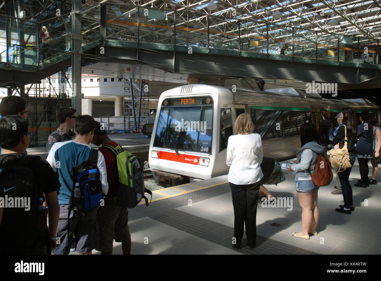 Perth Central train station, Western Australia Stock Photo - Alamy