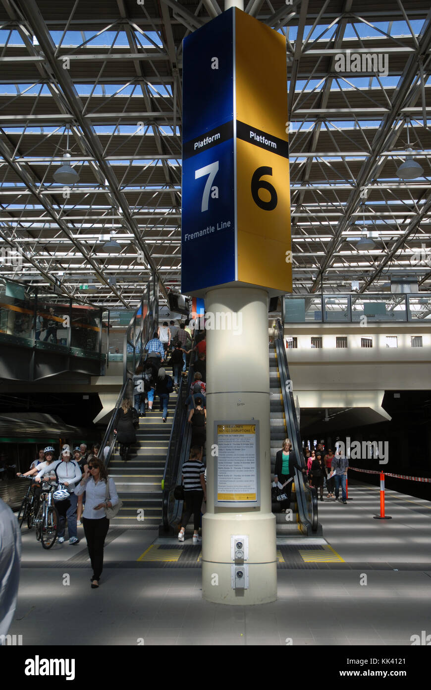 Perth Central train station, Western Australia Stock Photo - Alamy