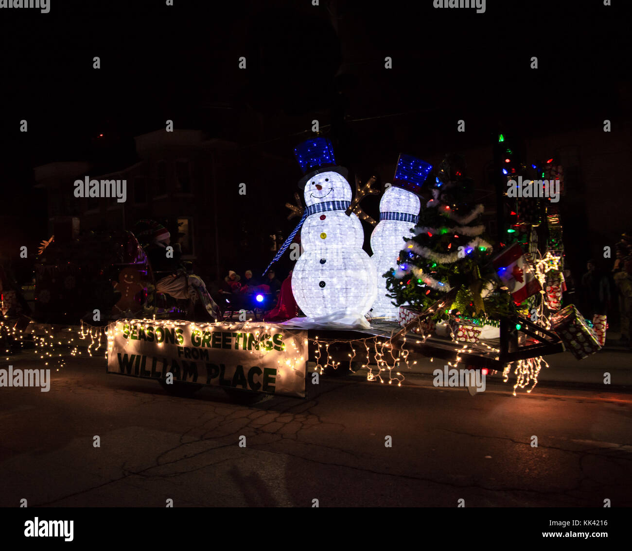 Christmas parade of lights hi-res stock photography and images - Alamy