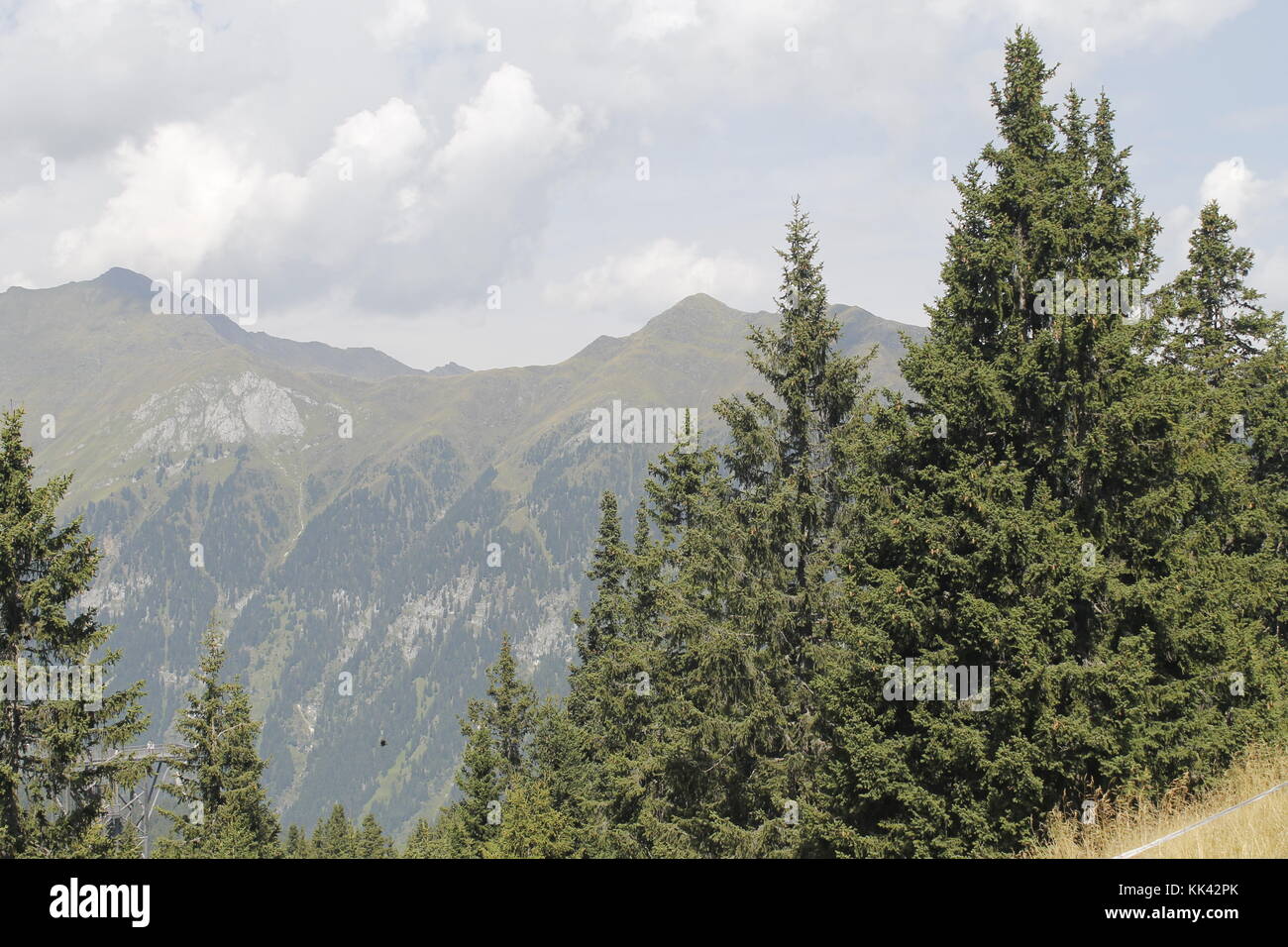 view of alpine mountains in northern Italy Stock Photo - Alamy