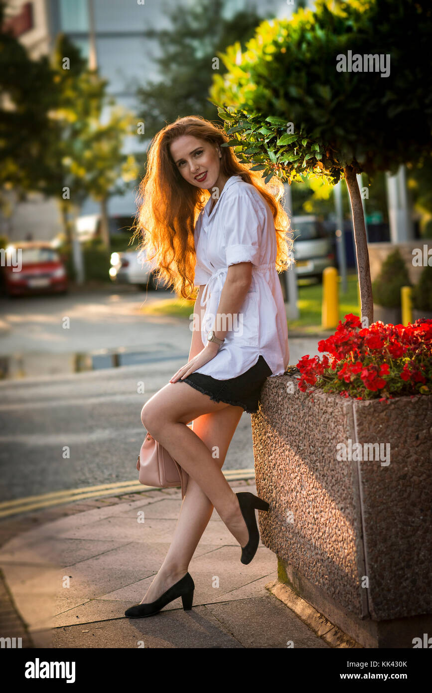 single young lady in her 20s indoor and outdoor portraits taken in ...