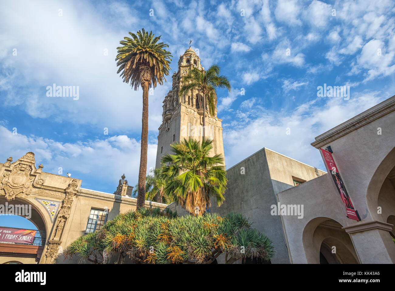 The California Tower. Balboa Park, San Diego, California Stock Photo ...