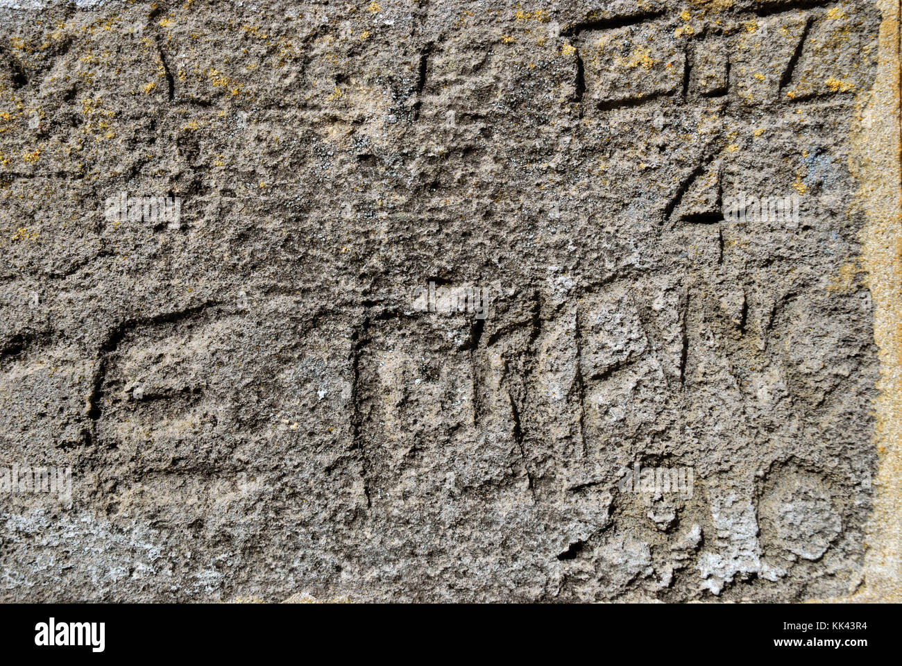 Words carved on wall, Perth, Australia Stock Photo - Alamy