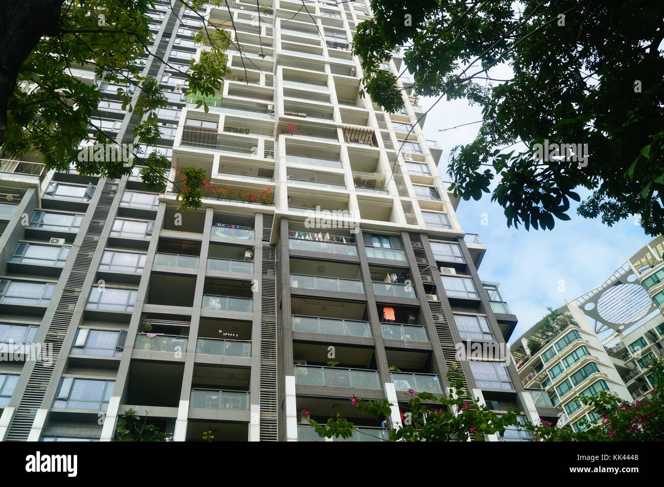 The architectural appearance of residential buildings. In shenzhen ...