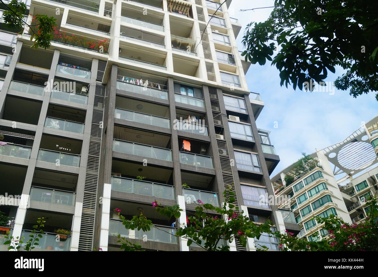 The architectural appearance of residential buildings. In shenzhen ...