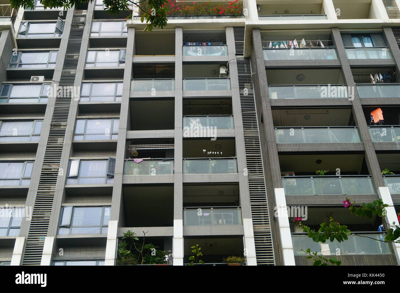 The architectural appearance of residential buildings. In shenzhen ...