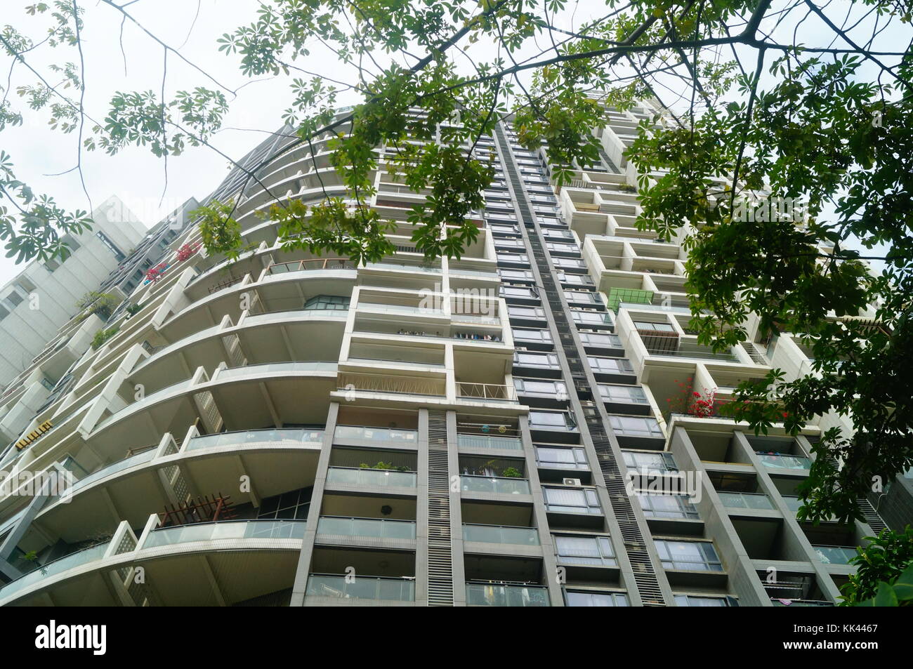 The architectural appearance of residential buildings. In shenzhen ...