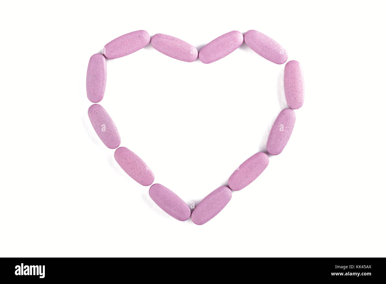 Tablet with pink heart Cut Out Stock Images & Pictures - Alamy