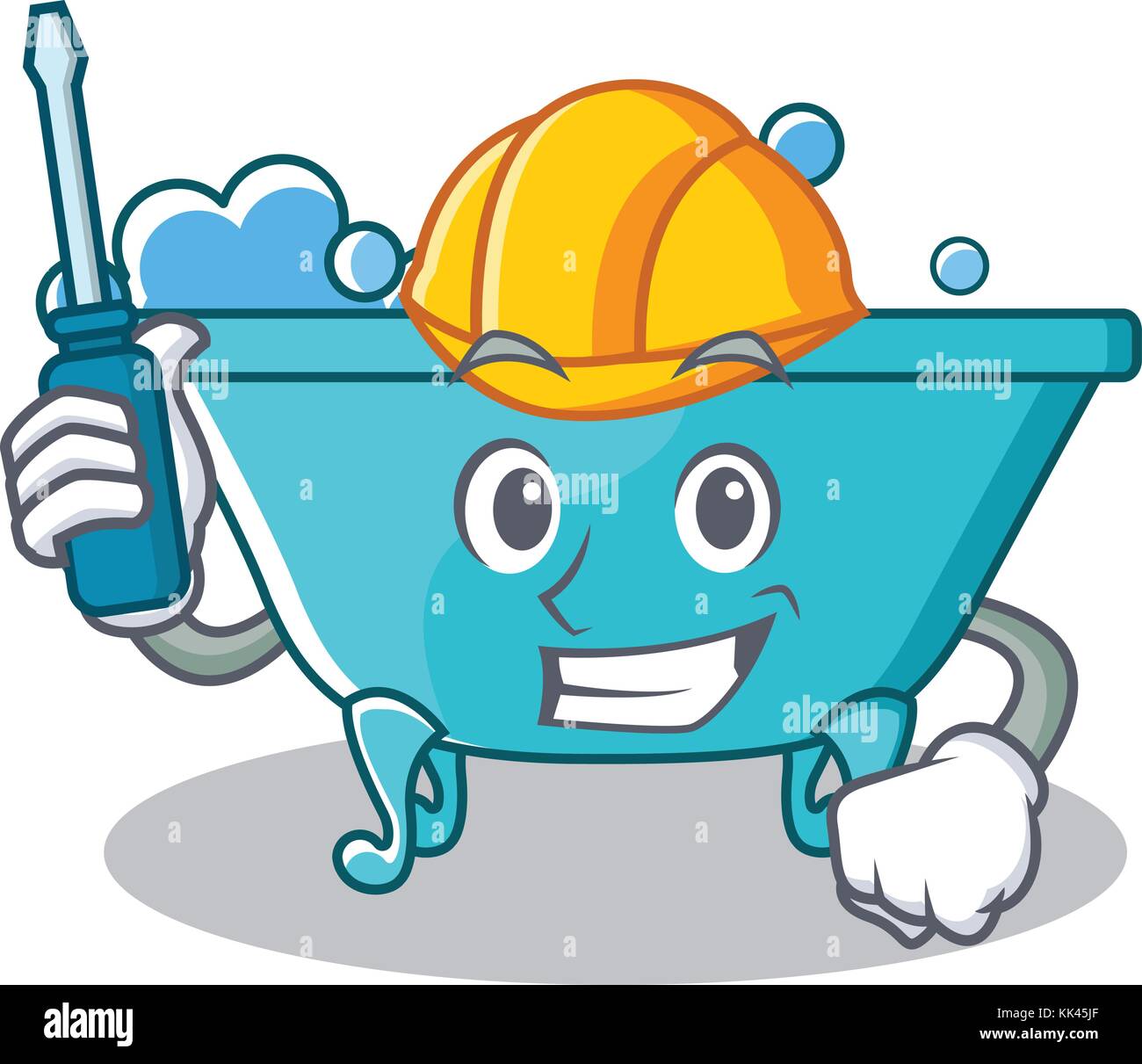 Automotive bathtub character cartoon style Stock Vector Image & Art - Alamy