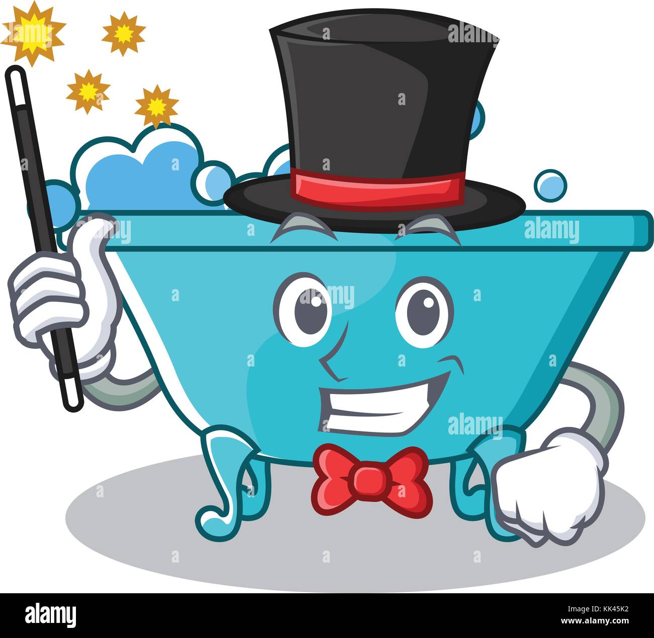 Magician bathtub character cartoon style Stock Vector Image & Art - Alamy