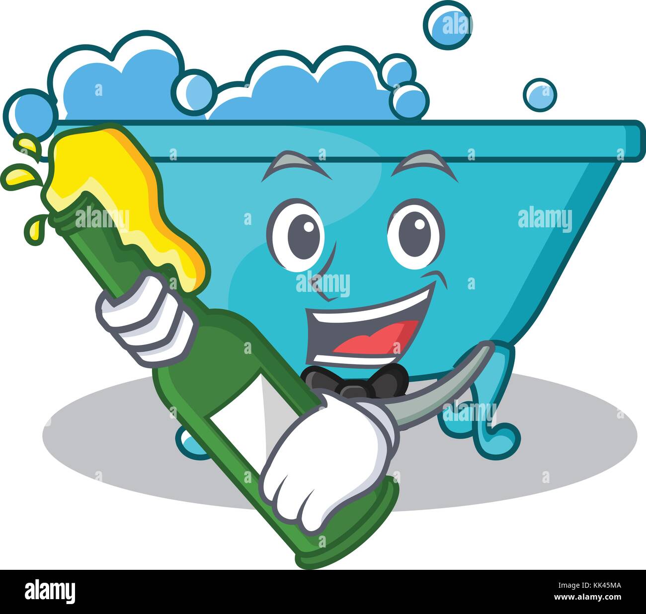 With beer bathtub character cartoon style Stock Vector Image & Art - Alamy