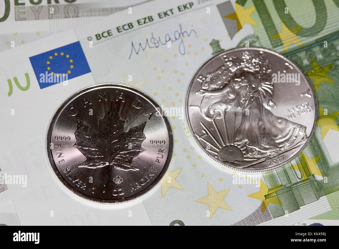 Valuable silver coins hi-res stock photography and images - Alamy