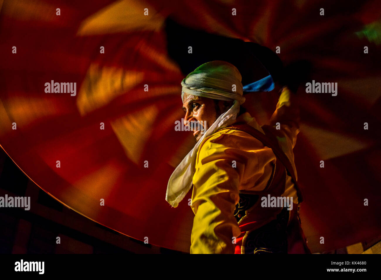 Dervish Perform Traditional Tanoura Dance Stock Photo - Alamy