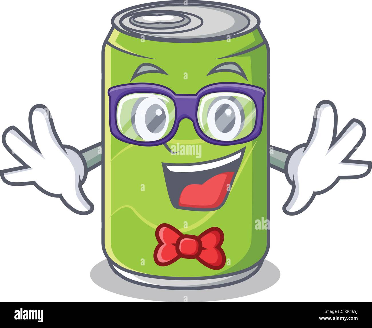 Geek soft drink character cartoon Stock Vector Image & Art - Alamy