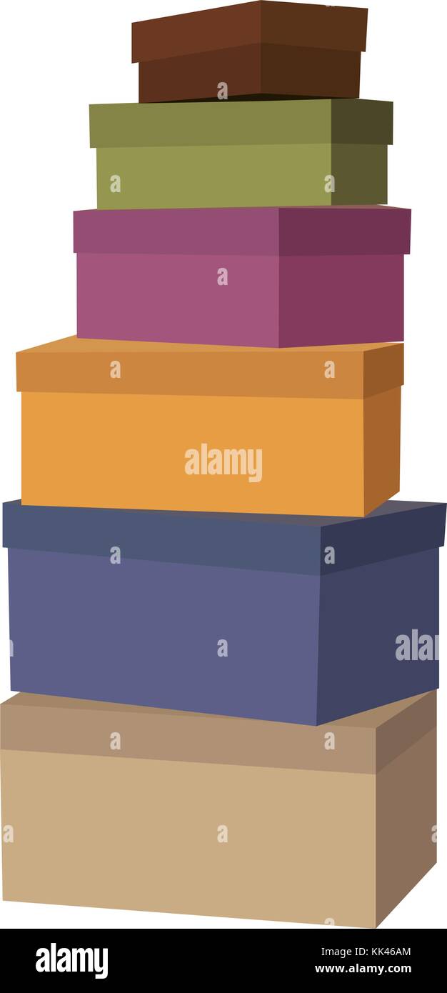 Big pile of wrapped gift boxes decorated Stock Vector Image & Art - Alamy
