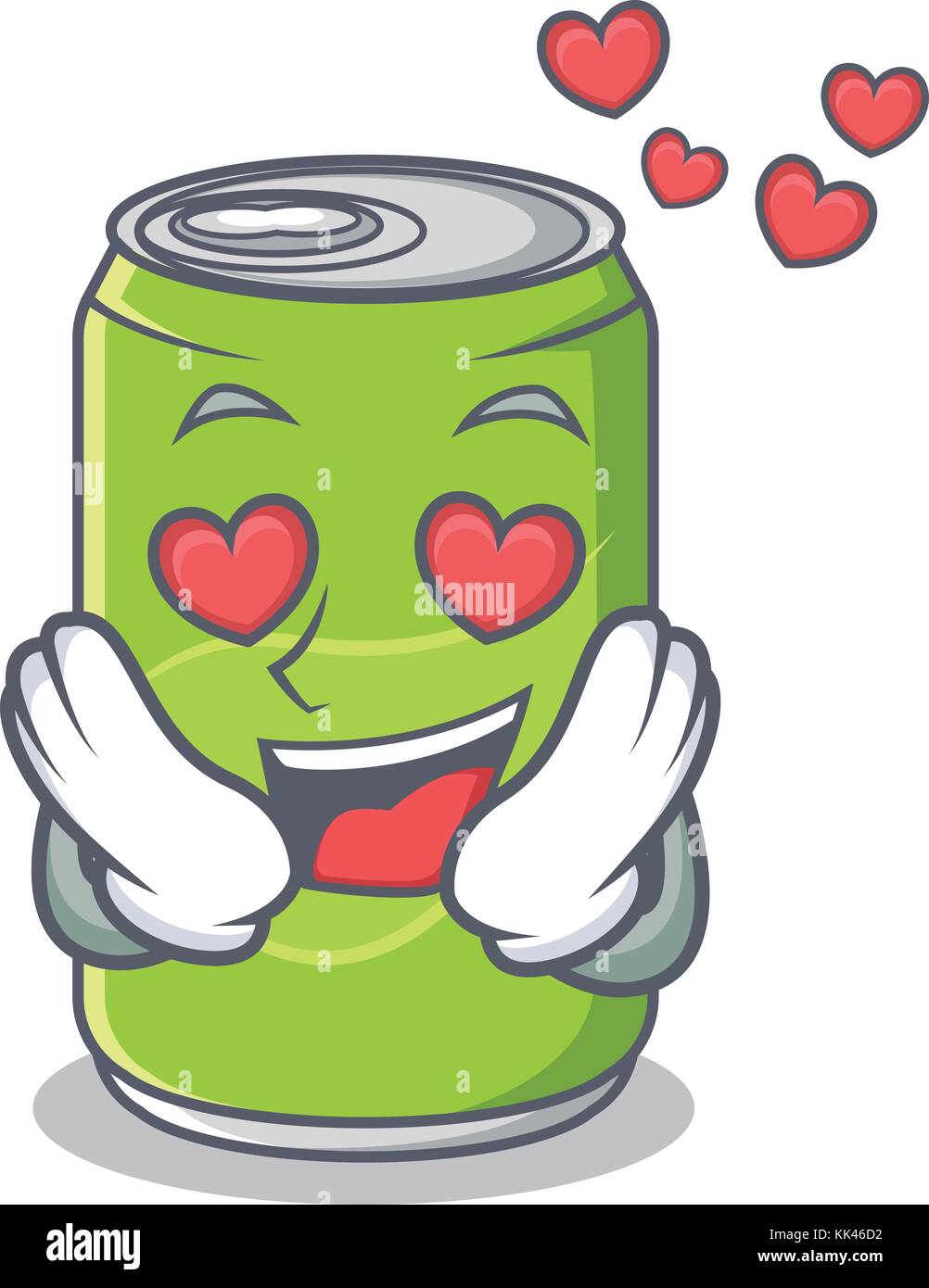 In love soft drink character cartoon Stock Vector Image & Art - Alamy