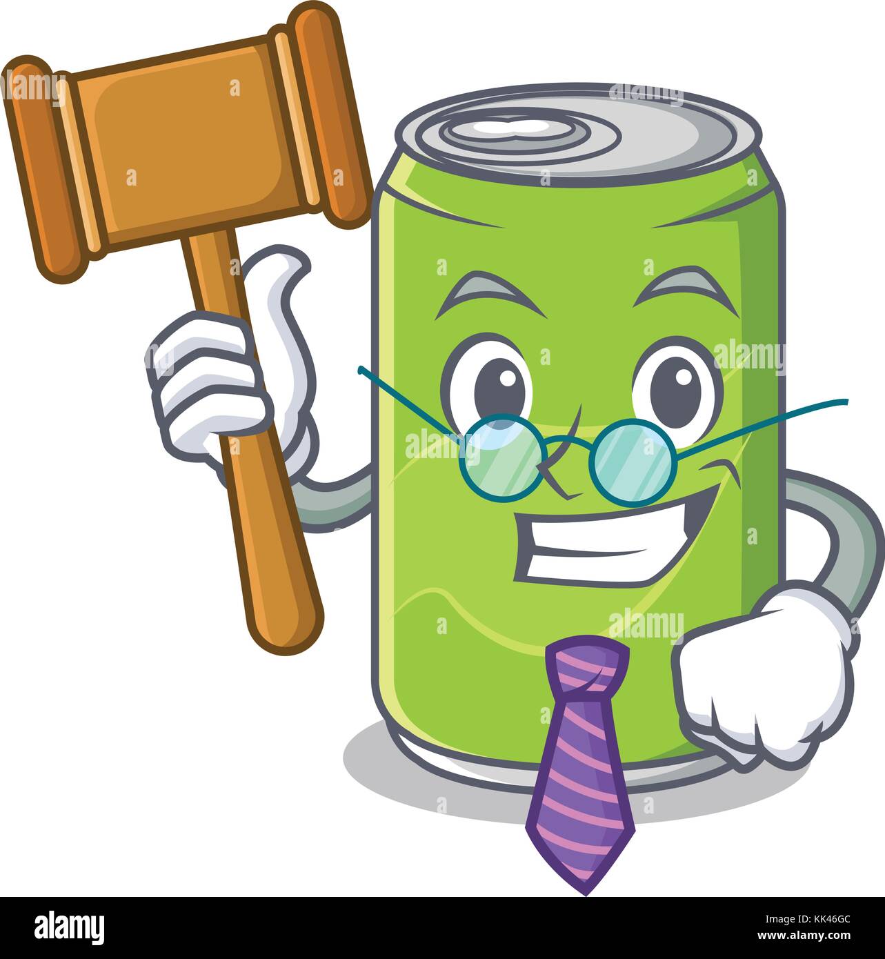 Judge soft drink character cartoon Stock Vector Image & Art - Alamy