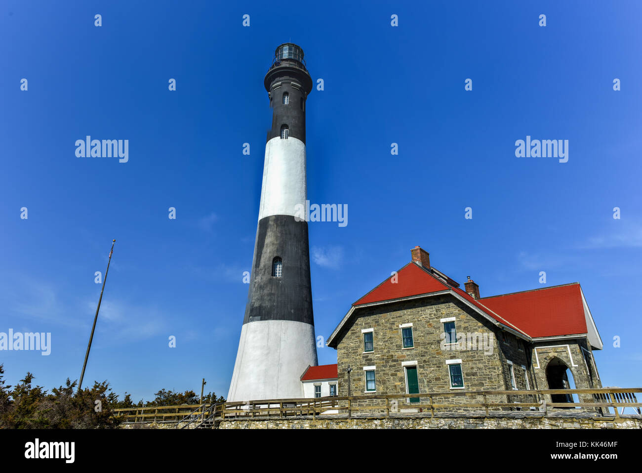 The Fire Island Lighthouse is a visible landmark on the Great South Bay ...