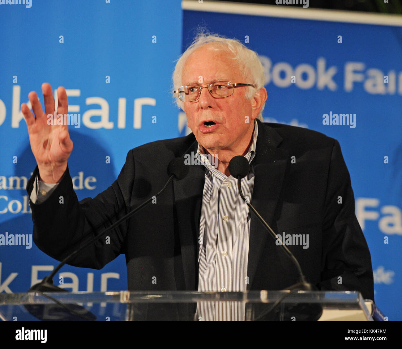 MIAMI, FL - NOVEMBER 19: Bernie Sanders attends the Miami Book Fair ...