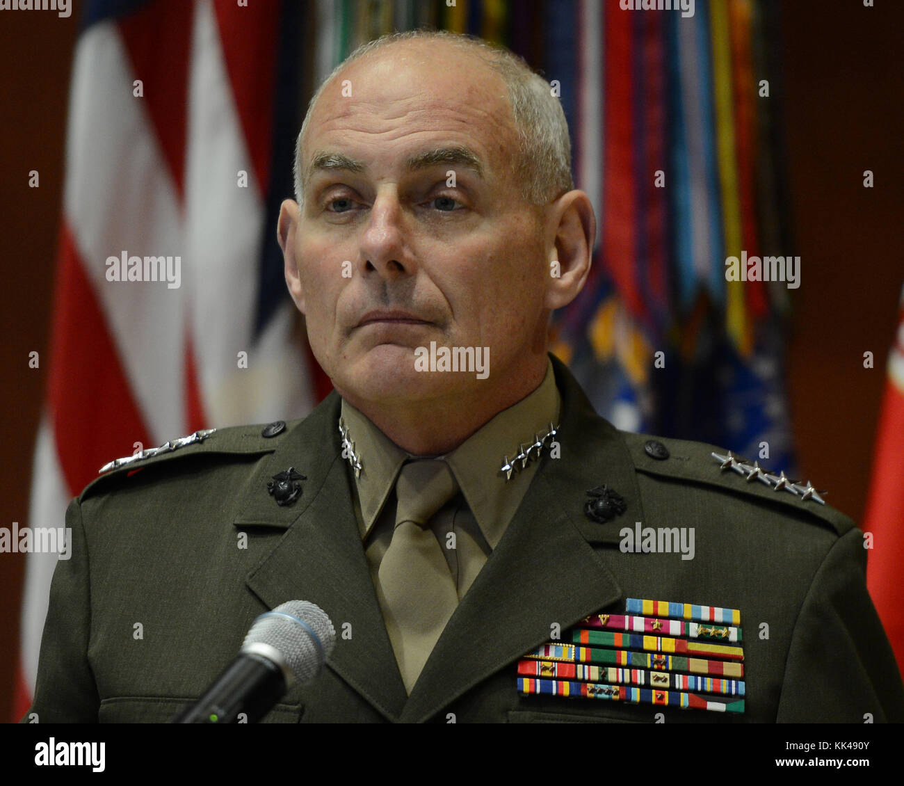 MIAMI, FL - NOVEMBER 19: General John F. Kelly USMC attends the Change ...