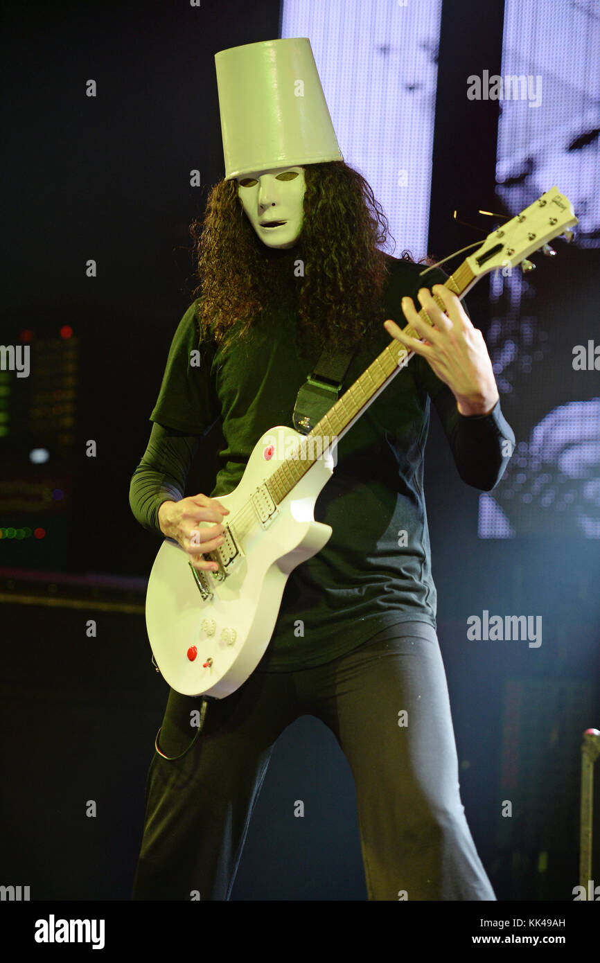 FORT LAUDERDALE, FL - FEBRUARY 28: Brian Patrick Carroll AKA Buckethead ...
