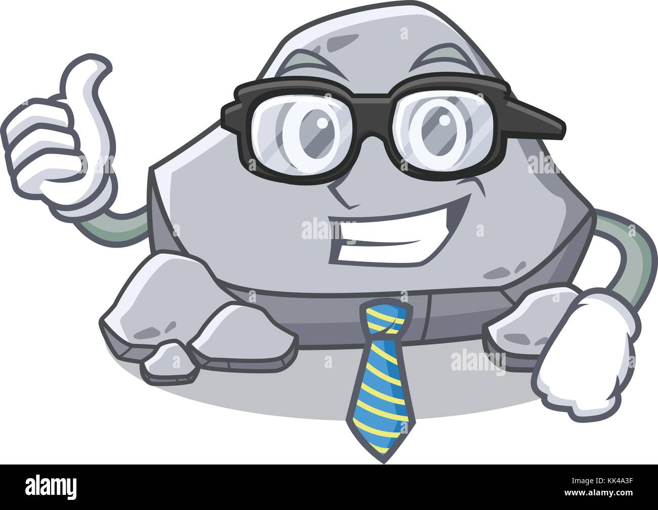 Businessman stone character cartoon style Stock Vector Image & Art - Alamy
