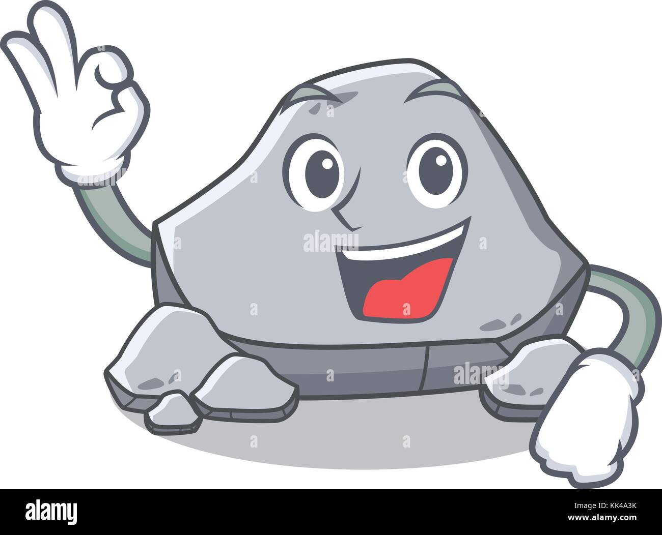 Okay stone character cartoon style Stock Vector Image & Art - Alamy
