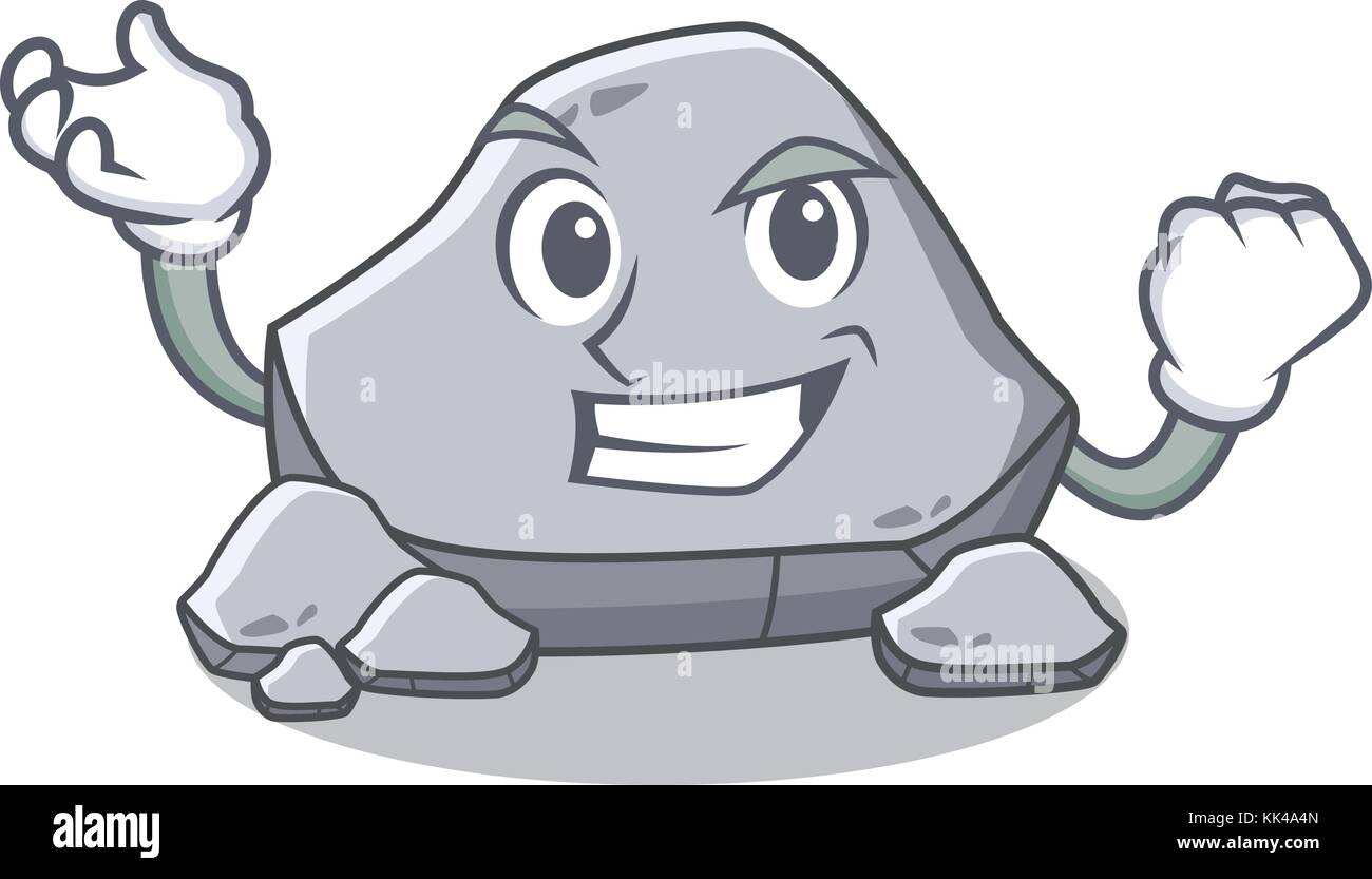 Successful stone character cartoon style Stock Vector Image & Art - Alamy