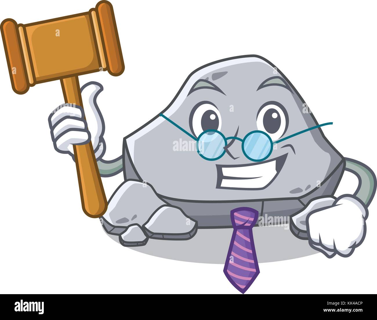 Judge stone character cartoon style Stock Vector Image & Art - Alamy