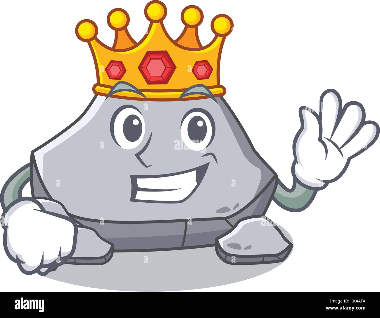 King stone character cartoon style Stock Vector Image & Art - Alamy