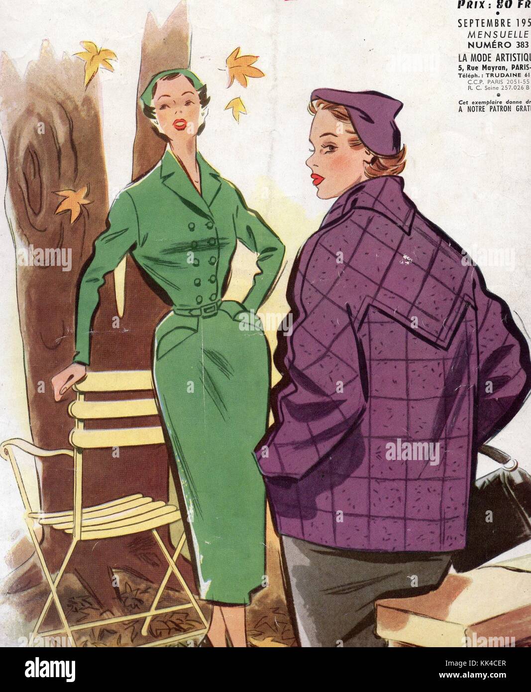 Womens fashion 50s hi-res stock photography and images - Alamy