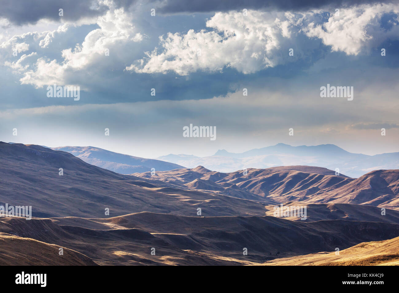 Pampas landscapes in Cordillera de Los Andes, Peru, South America Stock ...