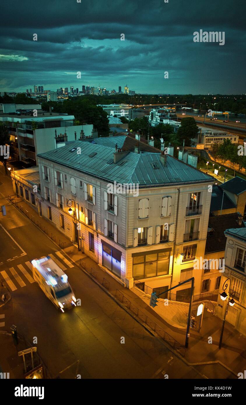 Part of the city - 06/08/2012 - - City view at the blue hour, from the ...