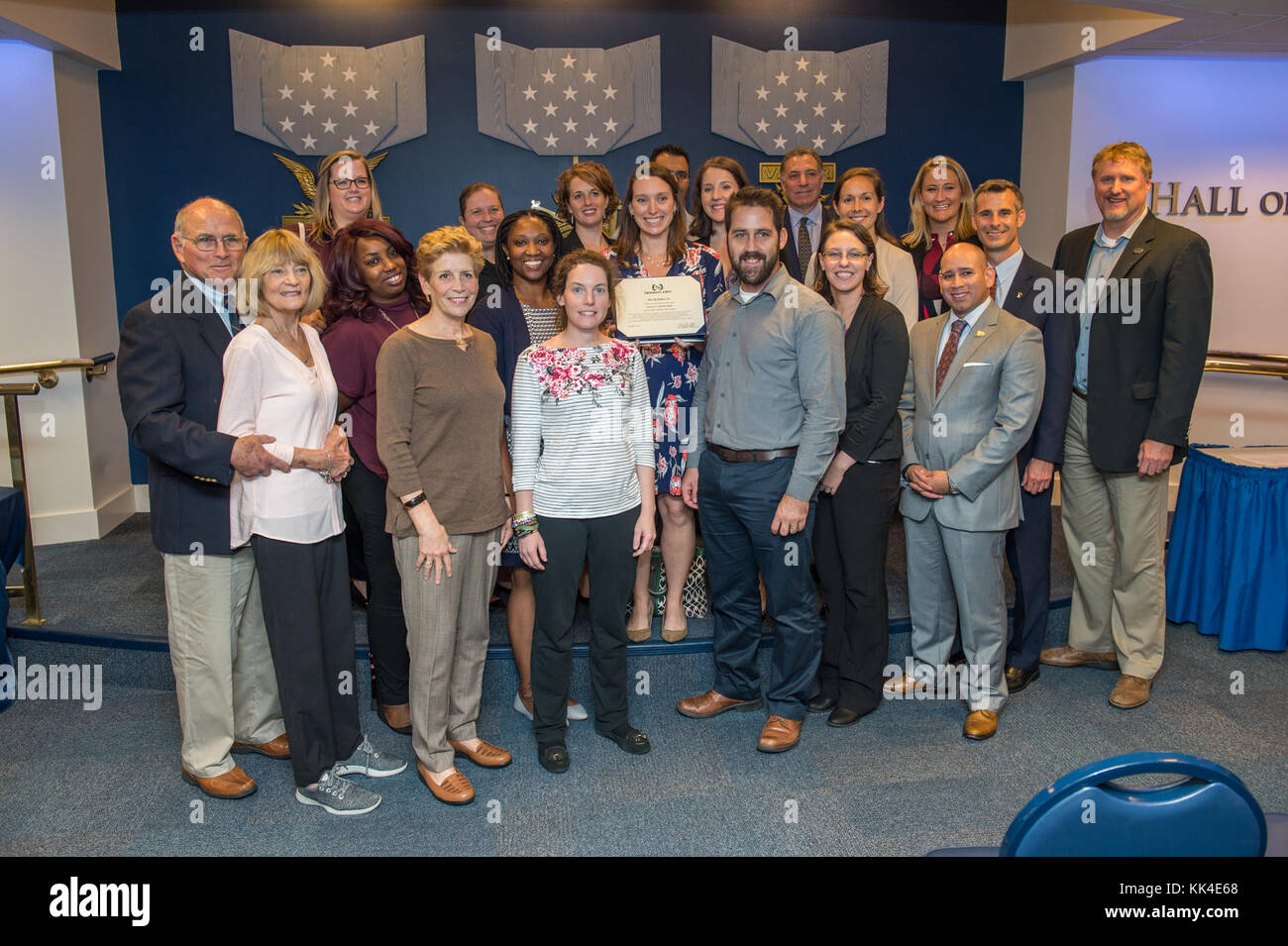 Mrs. Ellyn Dunford, a judge for the 2017 competition, poses for a photo ...