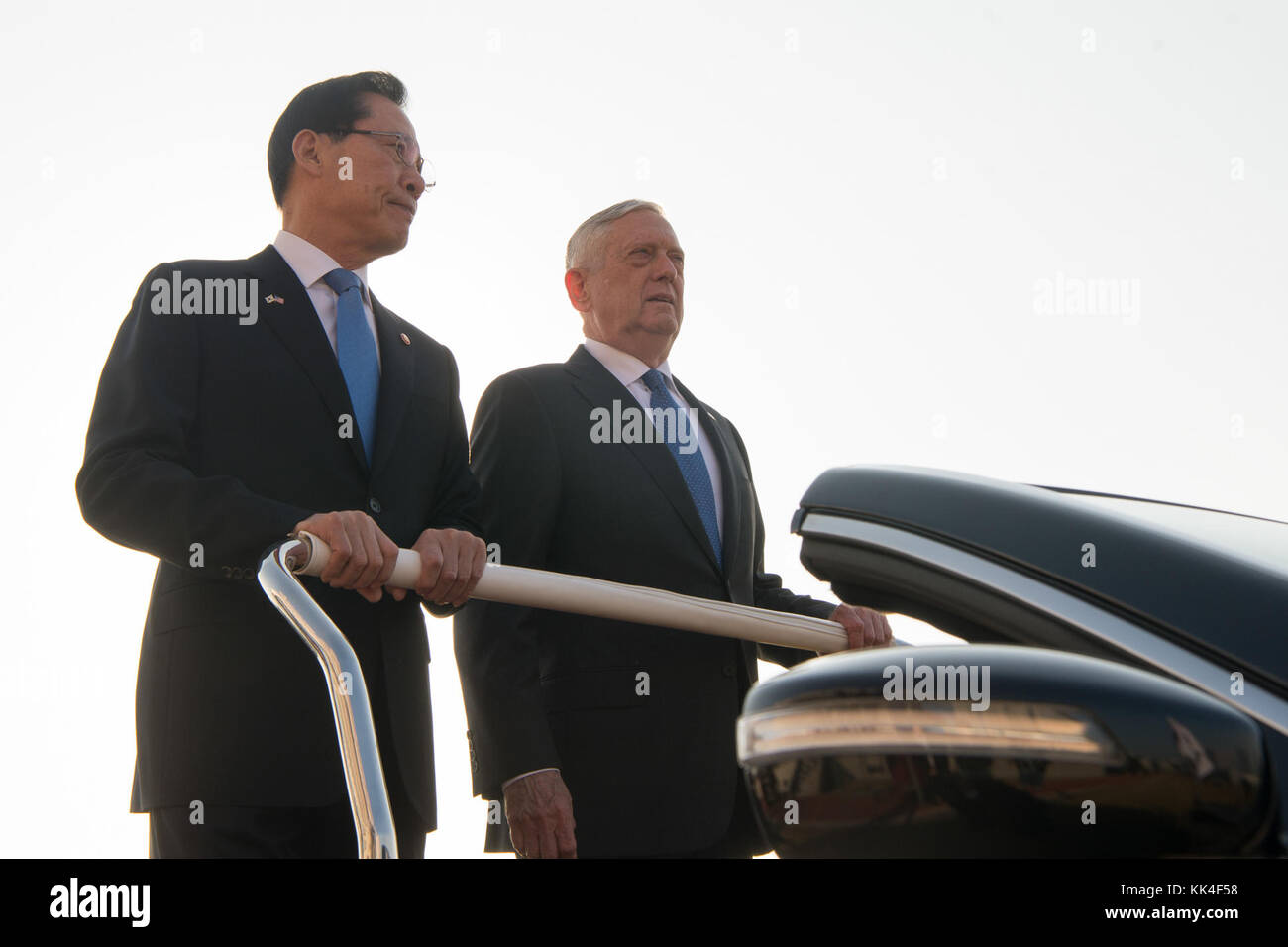 Secretary of Defense James N. Mattis and Marine Corps Gen. Joseph F. Dunford Jr., chairman of ...