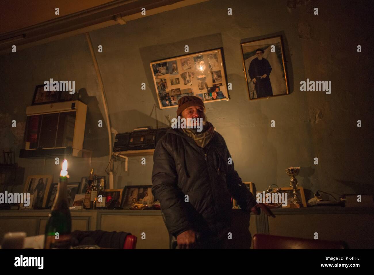 Marco the squatter - 17/01/2013 - - Marco 74-year-old squatter, with ...