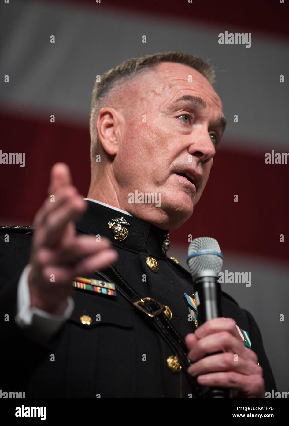 U.S. Marine Corps Gen. Joseph F. Dunford, Jr., chairman of the Joint Chiefs of Staff, speaks ...