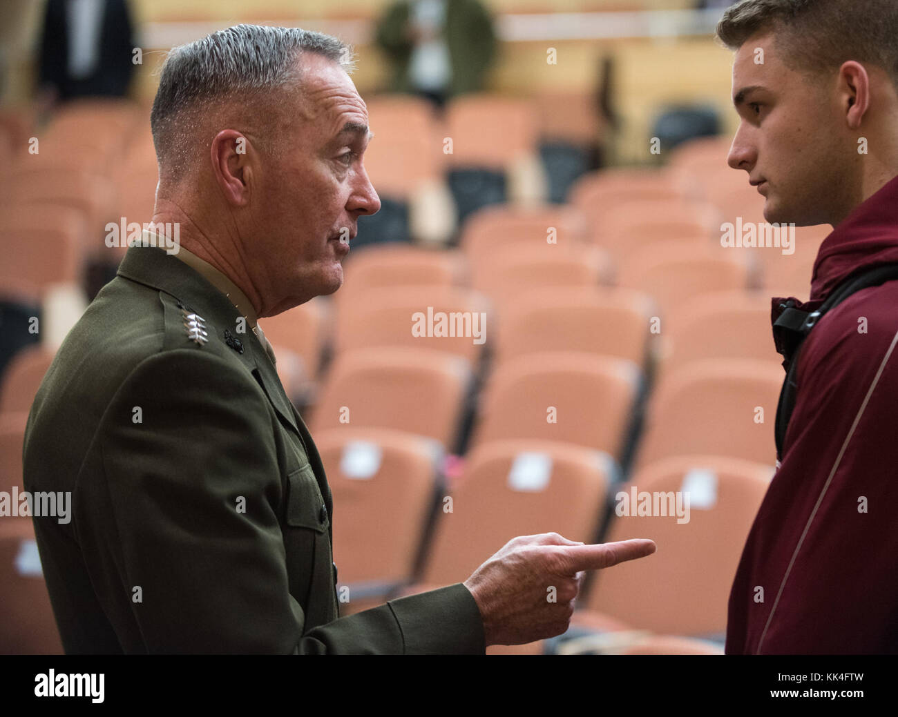 U.S. Marine Corps Gen. Joseph F. Dunford, Jr., chairman of the Joint Chiefs of Staff, speaks ...